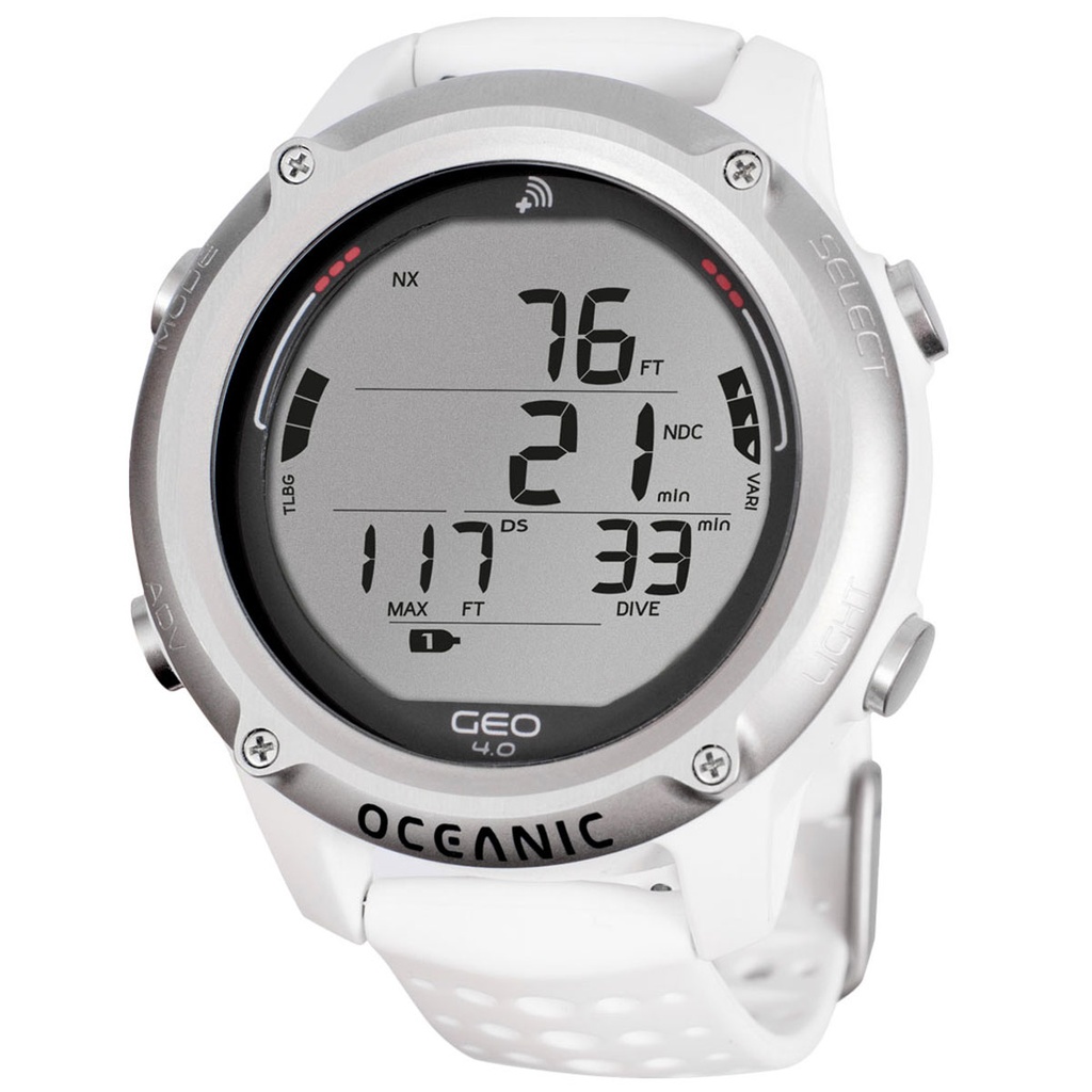 Oceanic Geo 4.0 Blanco | BOX-FISH - Tienda de Buceo Tenerife